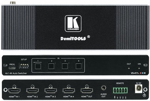 KRAMER VS-411X - Коммутатор 4х1 HDMI - купить по выгодной цене в ...